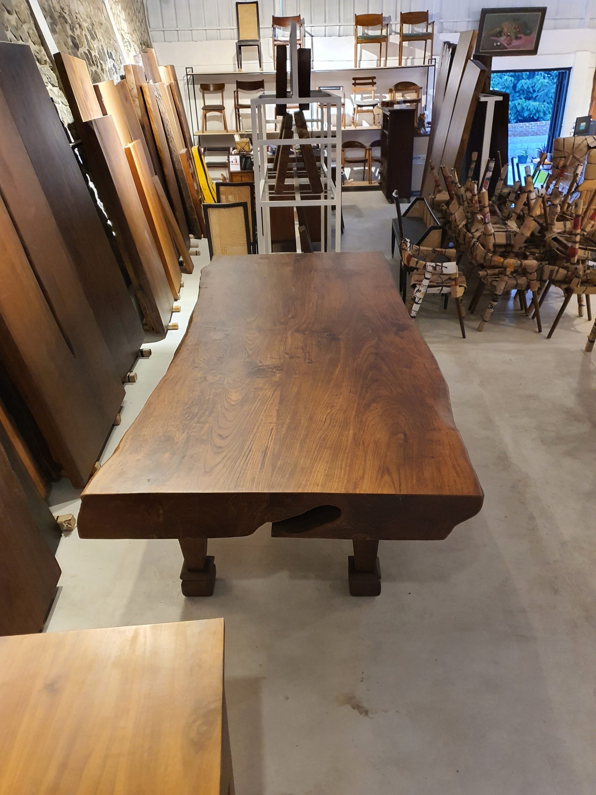 MEJA KAYU JATI custom